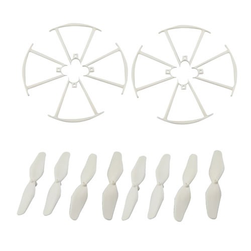 Syma 16pcs Quadcopter Propellers & Blade Protectors for SYMA X20 X20W ...